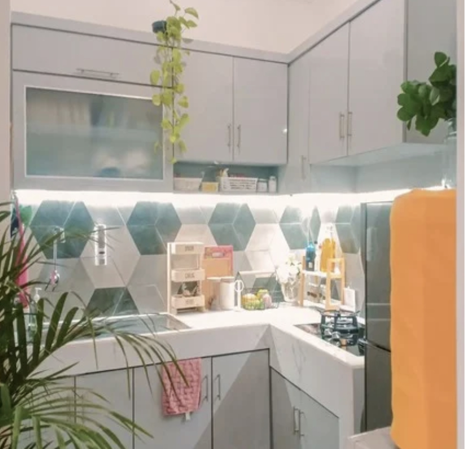 Simpel Nan Aesthetic, Desain Kitchen Set Dapur Minimalis Bikin Ibu-ibu ...