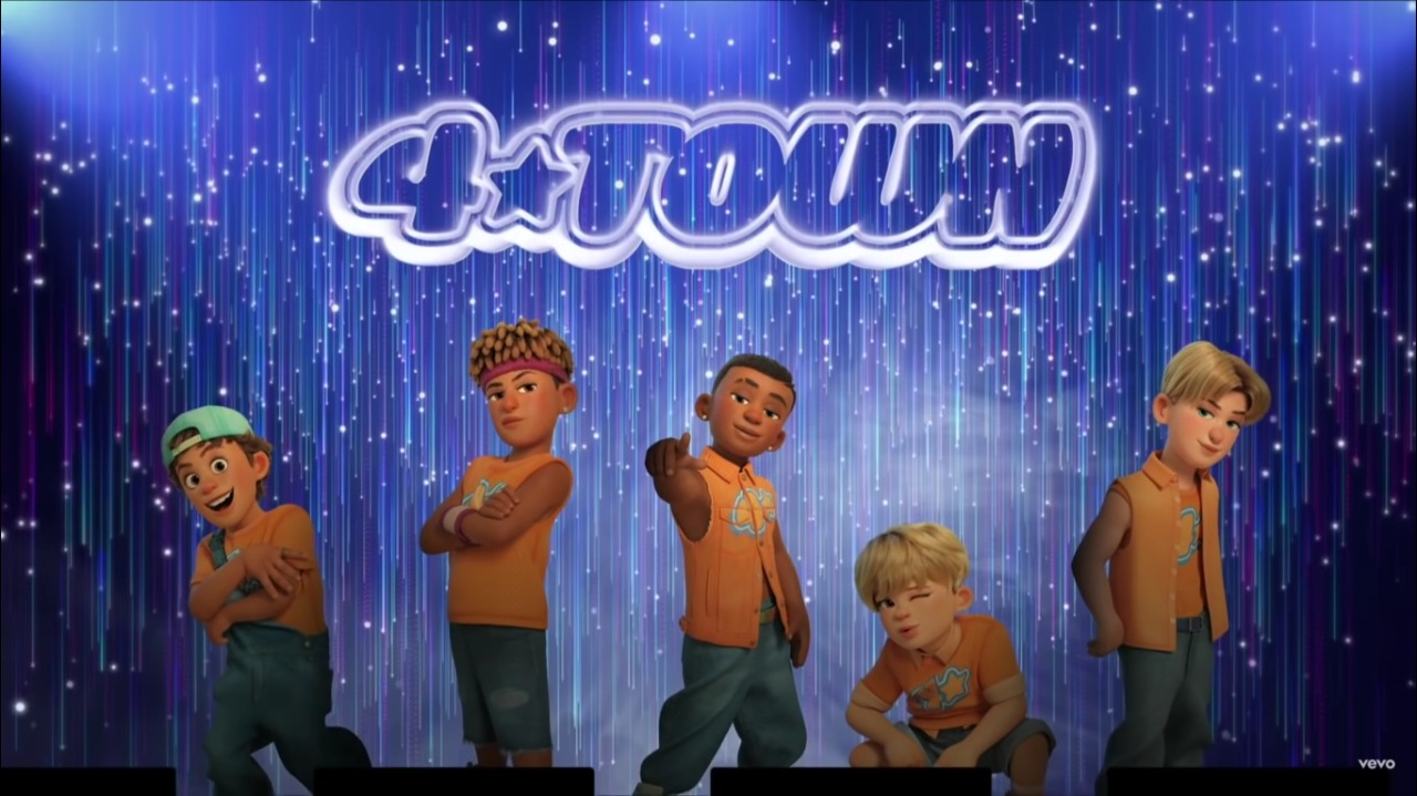Boy Band Fiktif Film Turning Red, 4*Town Rilis Video Klip Baru di ...