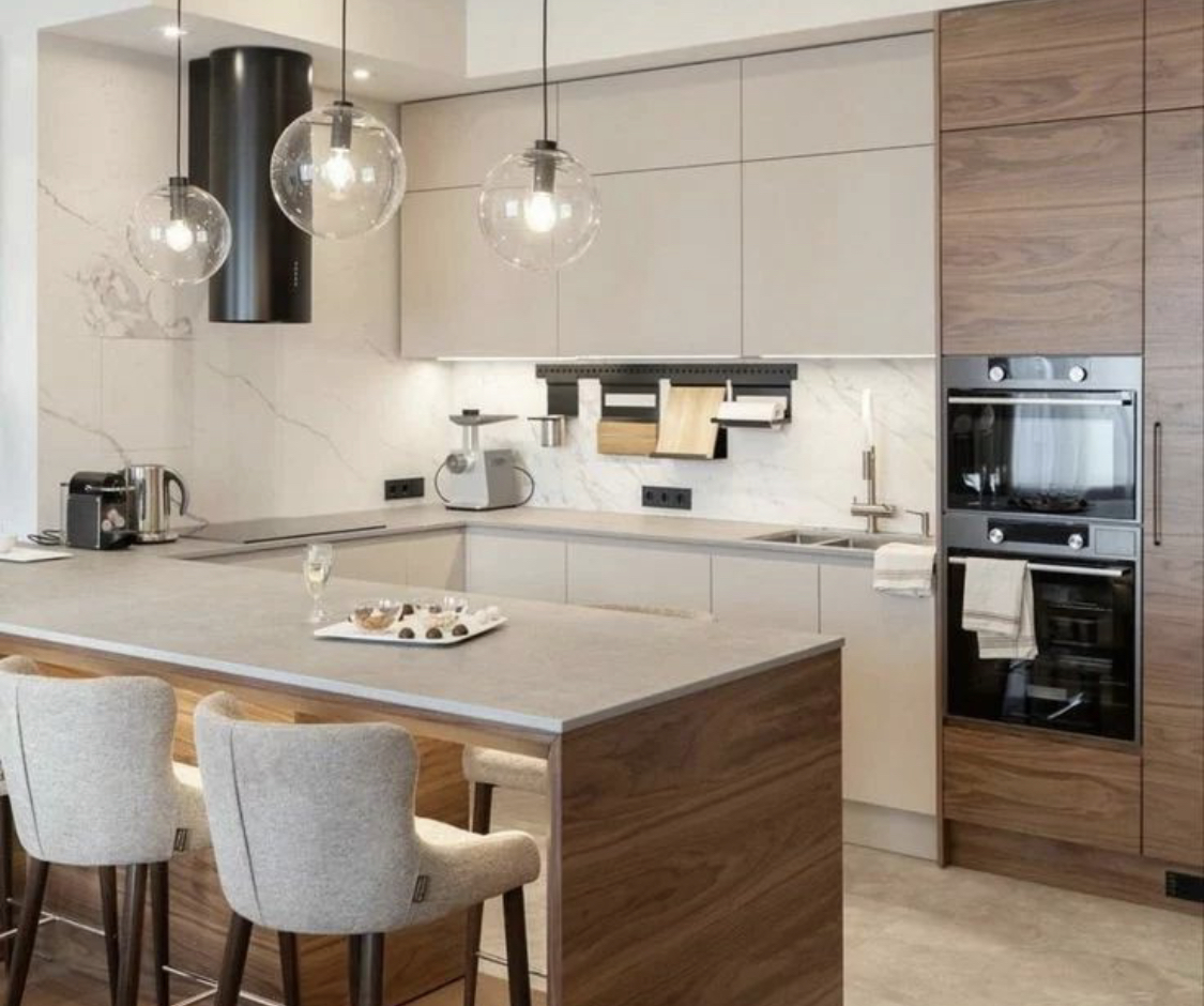 Modal Pasang Elemen Kayu, Desain Dapur Mungil Bikin Mata Terpana, Foto ...