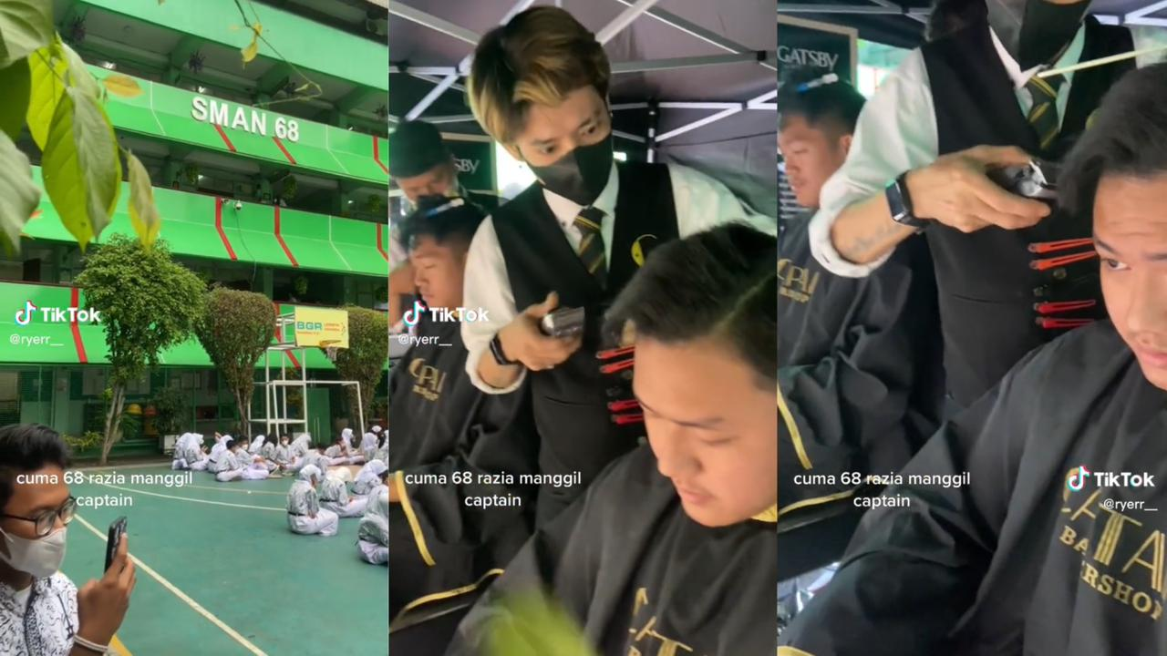 Ramai Video di TikTok Razia Potong Rambut di SMAN 68: Dijamin Nggak ...