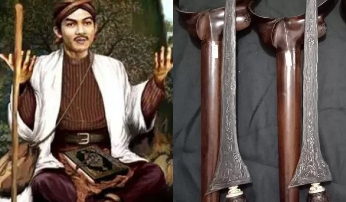 sunan kalijaga pegang keris