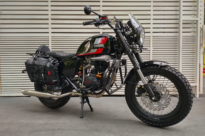 Modifikasi Motor Honda Tiger Revo Jadi Cruiser Adventure Habis Rp 40 ...