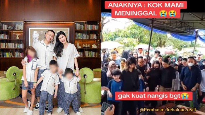 Ketiga Anak Stevie Agnecya Turut Saksikan Pemakaman, Putri Samuel Rizal ...