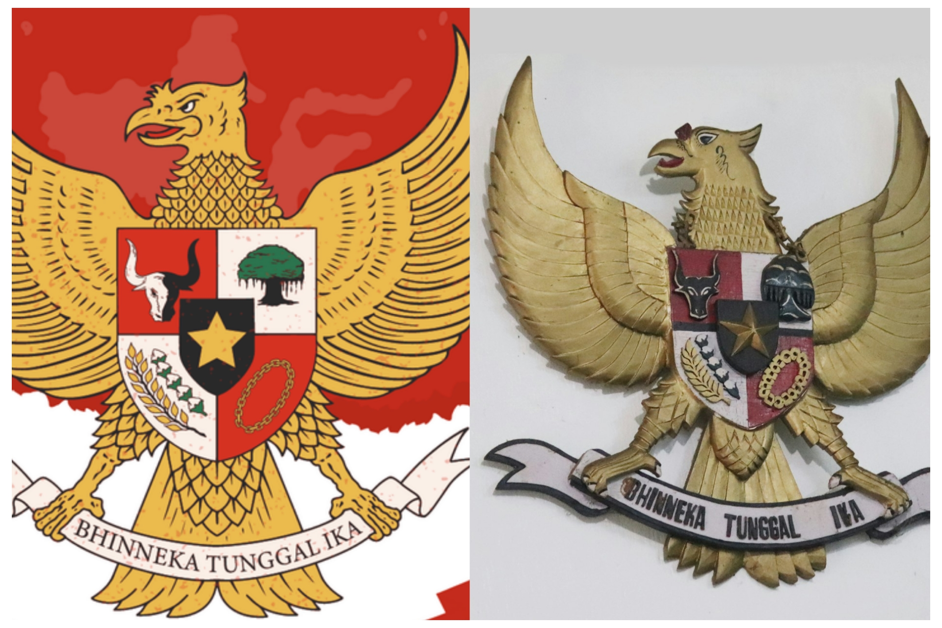 Penjelasan Arti Warna-Warna pada Lambang Garuda Pancasila | Intisari