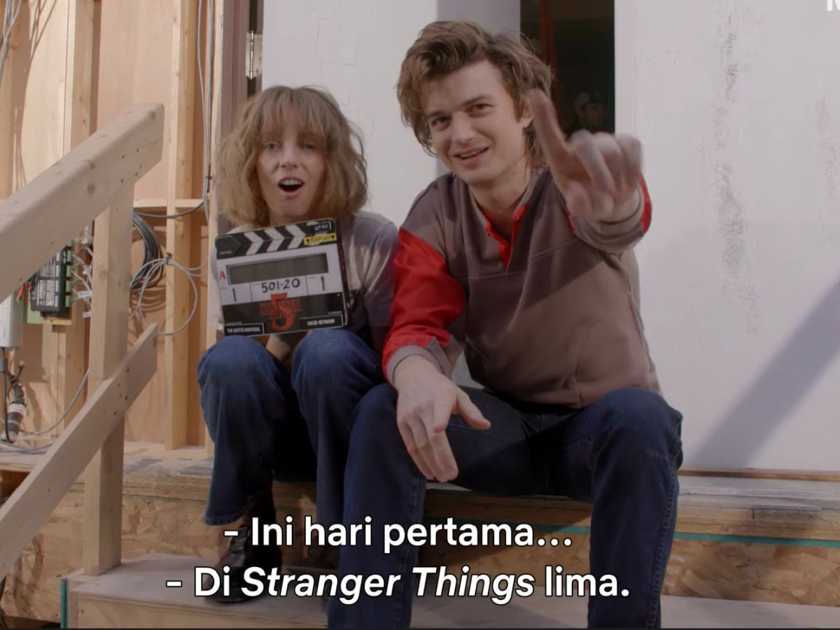 Netflix Bagikan Behind the Scene Dari Stranger Things Season 5