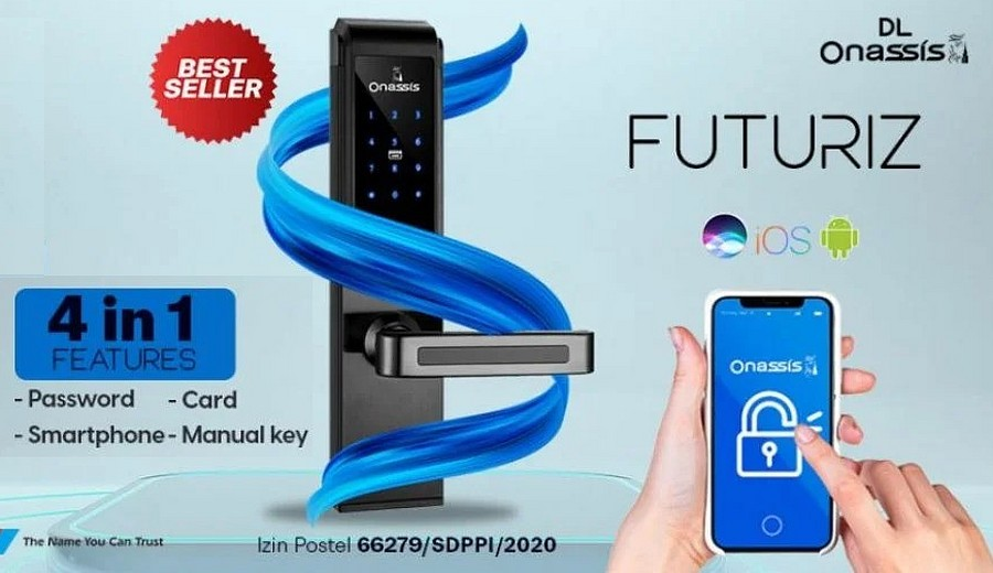 Vendor Smart Lock Onassis Bellucci Segera Undi Hadiah Utama Bagi Pengguna