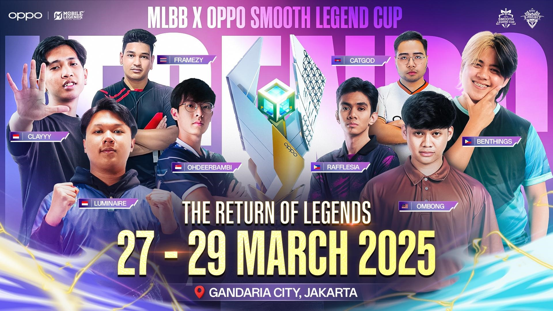 Jakarta Jadi Tuan Rumah Grand Final MLBB x OPPO Smooth Legend Cup APAC