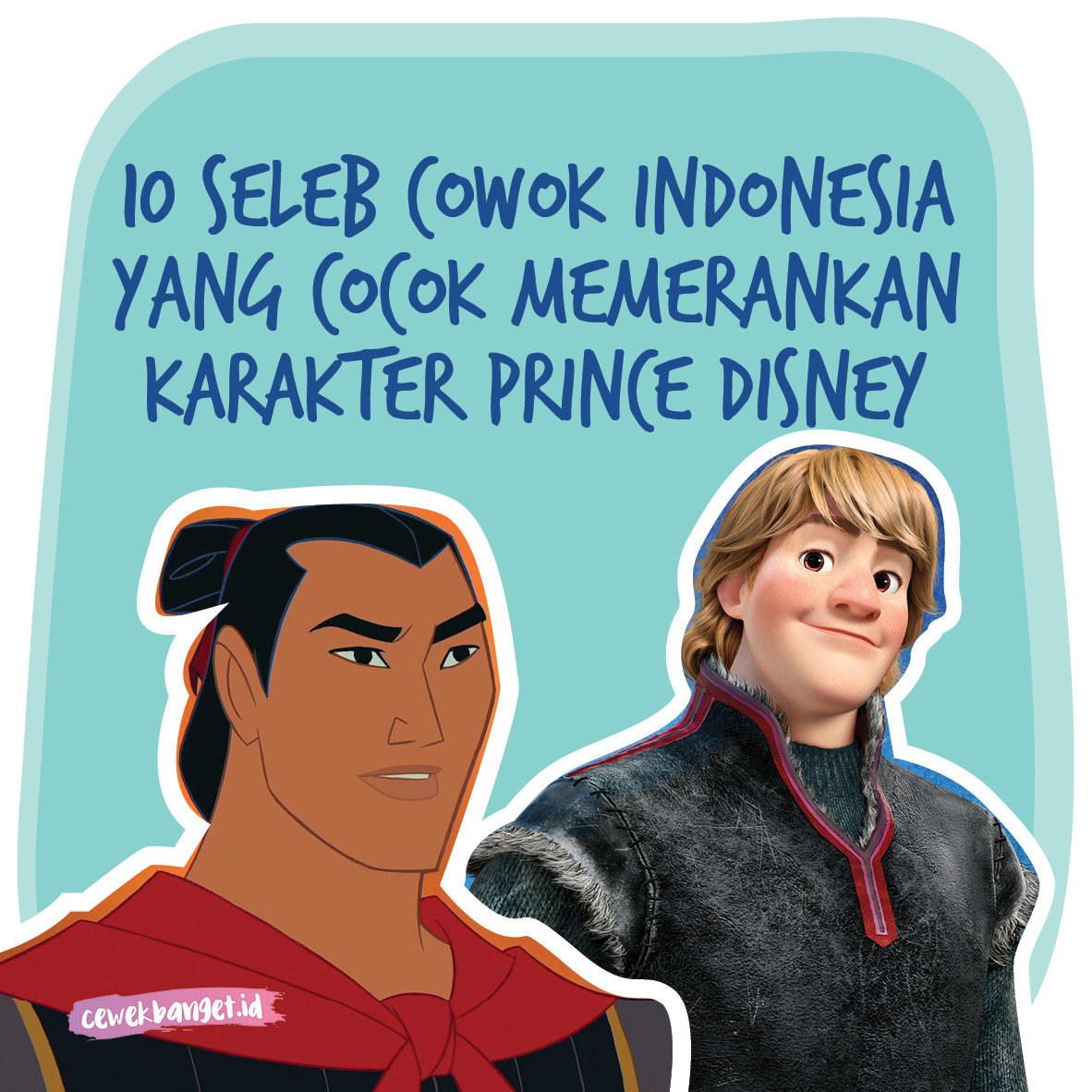 10 Seleb Cowok Indonesia yang Cocok Memerankan Karakter Prince Disney