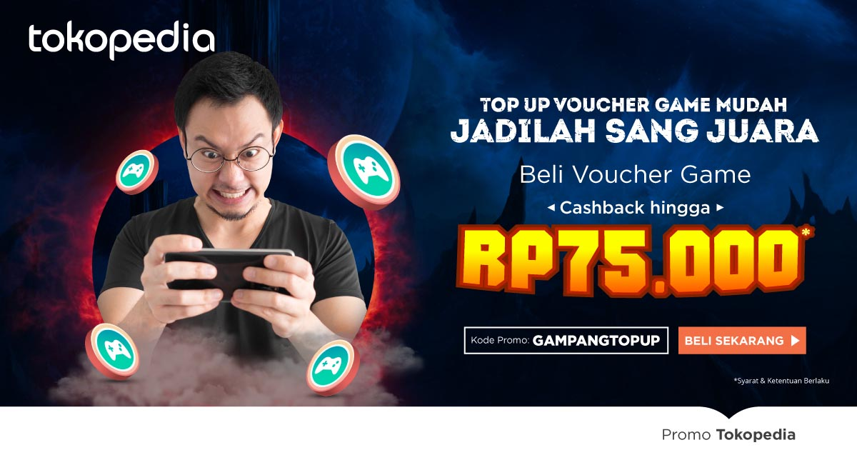 Marak Game Online, Tips Beli Voucher Game dengan Pulsa di Tokopedia ...