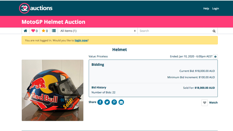 Terjual Seharga Rp 170 Jutaan, Helm Jack Miller Yang Dipakai di MotoGP ...