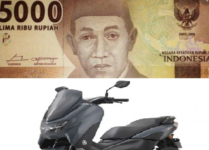 Siapa Punya Uang Kertas Rp 5000 Selembar Bisa Ditukar Yamaha NMAX Baru ...