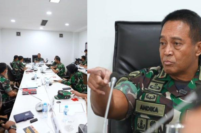 Di Hadapan Para Petinggi, Jenderal Andika Perkasa Ngamuk Sampai Tunjuk Kolonel Saat Bahas ...