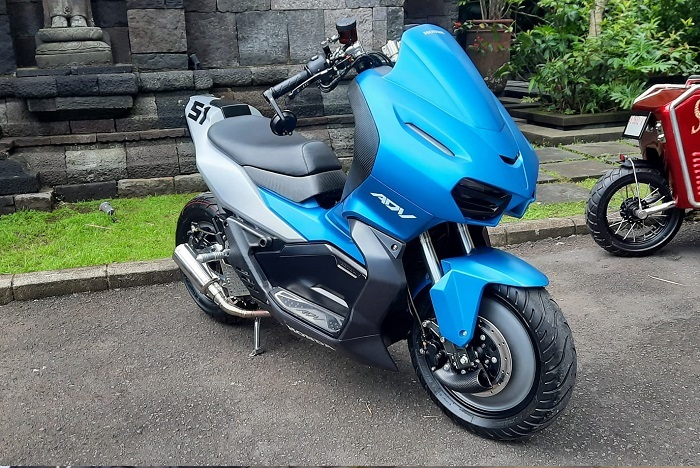 Inspirasi Modifikasi Honda ADV 160, Usung Tema Futuristic Racer