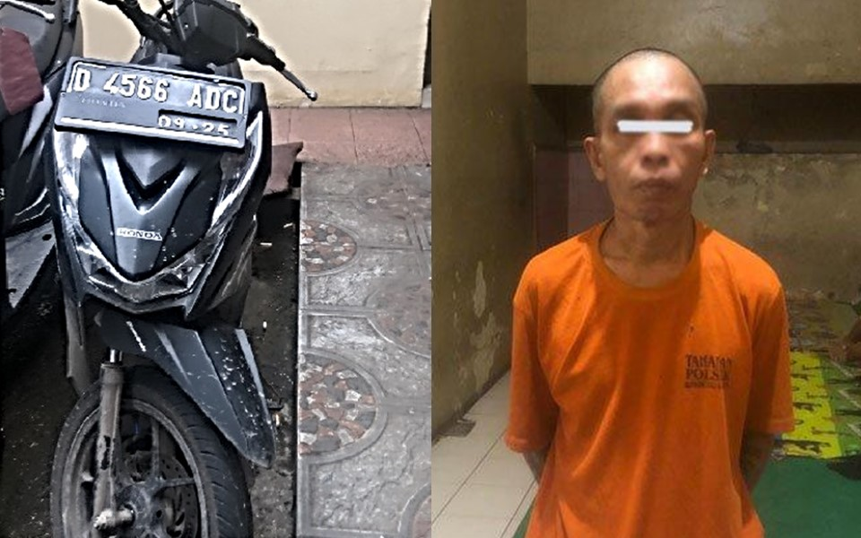 Curanmor Motor Matic Honda BeAT di Bandung, Pelakunya Bikin Geleng-Geleng