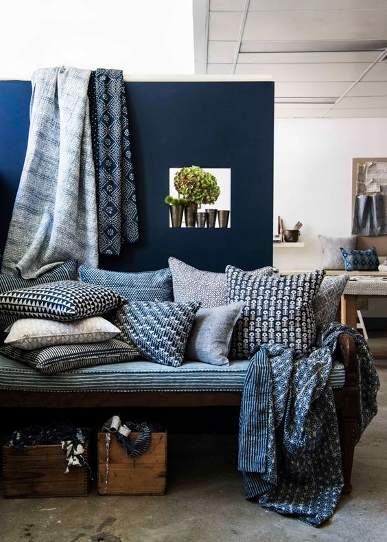 Cara Memanfaatkan Warna Biru Indigo di Interior Rumah | iDEA