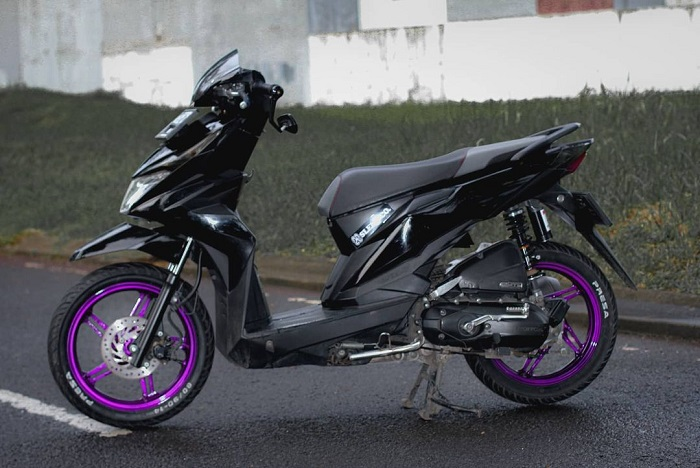 THR Cair, Modifikasi Motor Honda BeAT Cat Pelek Mulai Rp 200 Ribuan ...