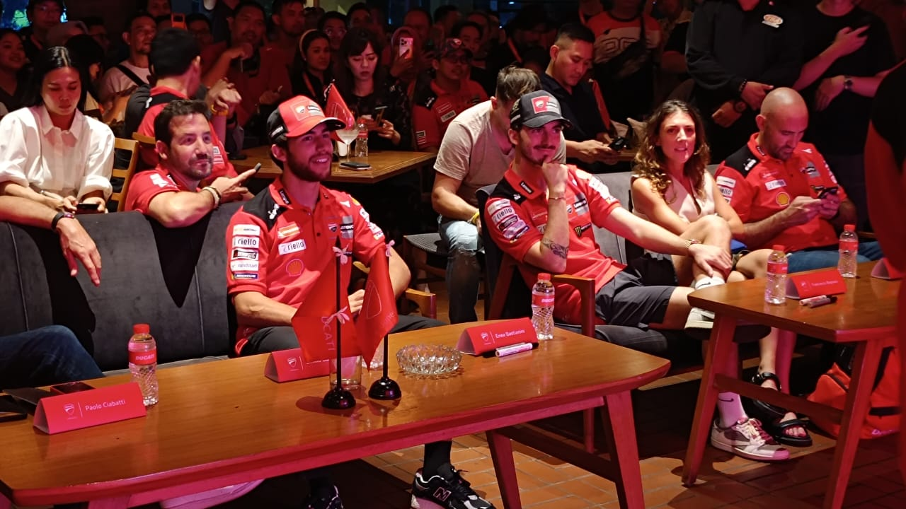 Sebelum ke MotoGP Mandalika 2023, Pembalap Ducati Jumpa Fans di Jakarta ...