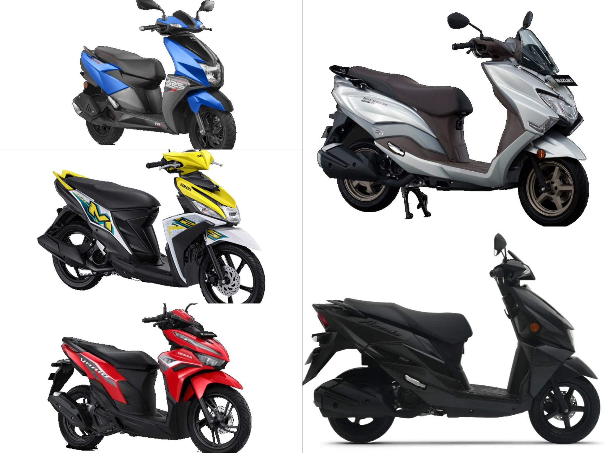 Adu Harga Motor Matic 125 cc Oktober 2023 Usai Suzuki Burgman Street ...
