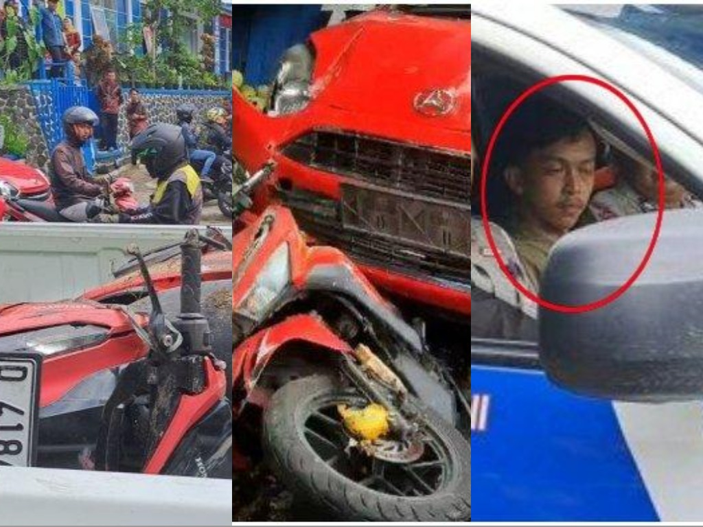 Kondisi Sopir Daihatsu Ayla yang Tabrak Honda Vario dan Motor Lain di ...