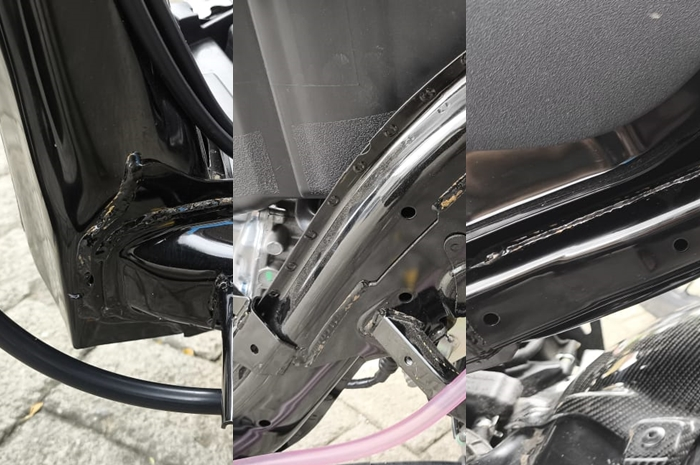 Tebal Plat Rangka eSAF Honda Stylo Bertambah dari Versi Lama Bikin ...