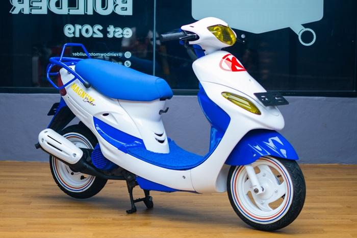 Modifikasi Motor Kymco Easy Jadi Kalcer Gaya Tamiya Magnum Saber Mulai ...