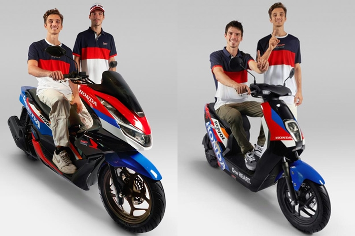 Begini Penampakan Honda PCX dan EM1 e: Edisi MotoGP Mandalika 2024