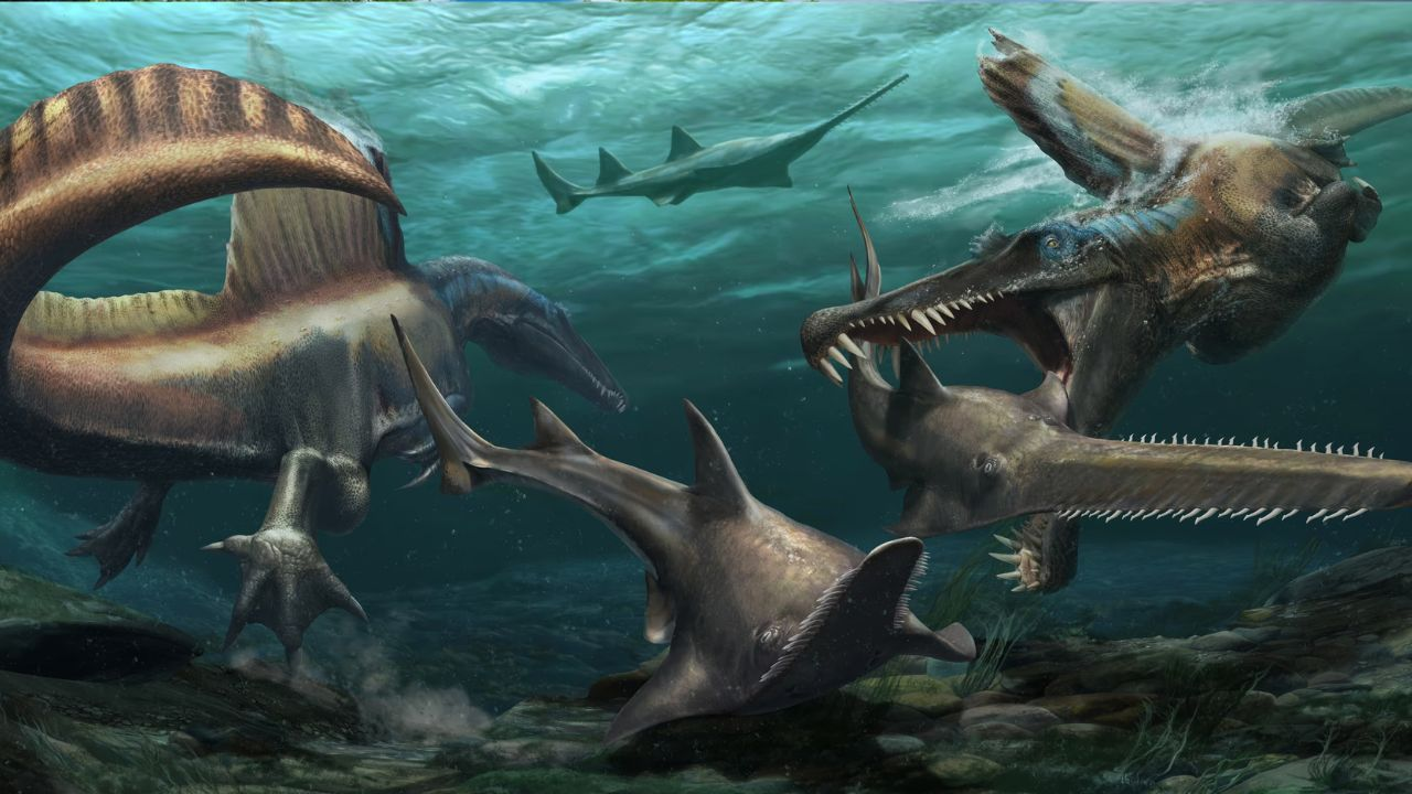 Spinosaurus, Dinosaurus Penyelam Andal yang Punya Tulang Mirip Penguin ...