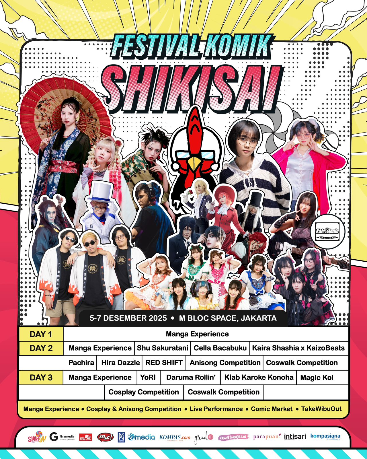 Festival Komik Shikisai 2025 Siap Guncang Jakarta: Satu Wadah Besar ...