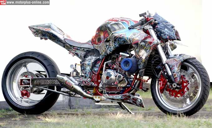 Modifikasi Yamaha Scorpio 2005 Purwokerto, Musuhnya Batman