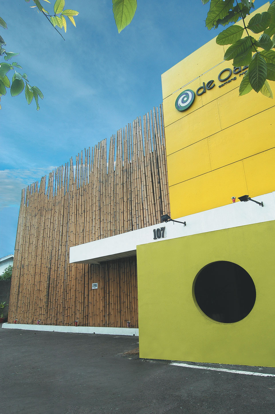 Secondary Skin Bambu Membuat Fasad Tampak Berbeda