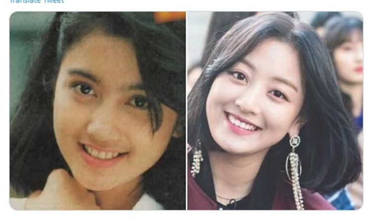 Banyak yang Sebut Desy Ratna Sari Mirip Jihyo Twice Saat Foto Jadulnya ...