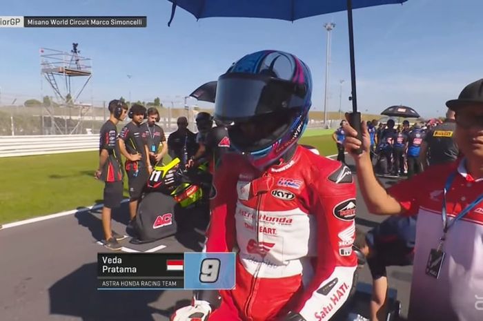 Gertakan Veda kepada Rival saat Akhiri JuniorGP Misano 2025 Tanpa ...