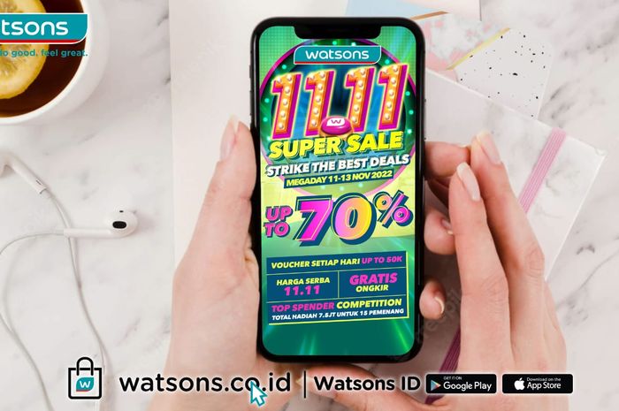 Wow Promo Puncak 11.11 di Watsons Ini Bisa Jadi Inspirasi Belanja ...